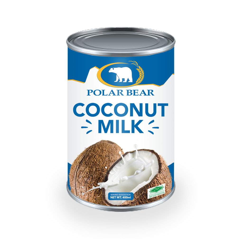 Polar Bear Coconut Milk 400ml | Shopee Philippines