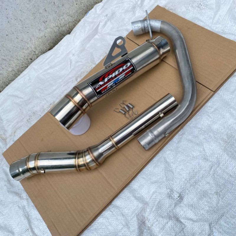 TTambutso super open spec apido pipe exhaust pipe Muffler open tmx 125 ...