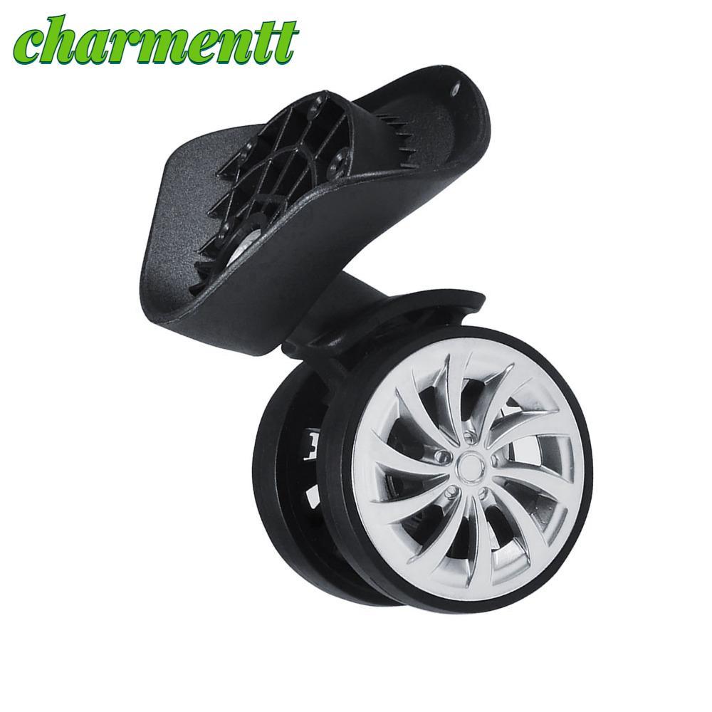CHARMENTT 1Pair Swivel Wheel Replacement, 360 Rotating PP+PET Luggage ...
