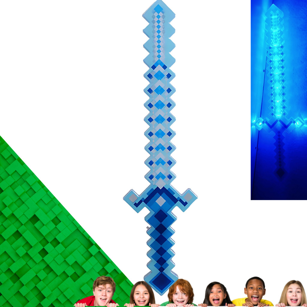 24 inch My World Theme Sword with sound light Children's toy luminous ...