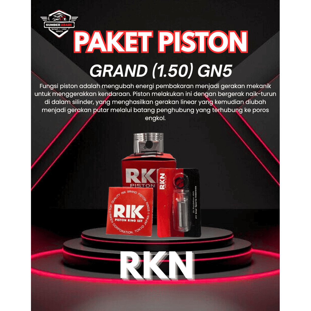 RKN Piston Grand, Supra (50) GN5 | Shopee Philippines