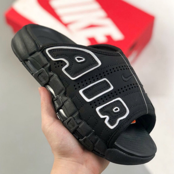 (In stock) men's NIke AIR MORE Uptempo Slide Pippen casual sneakers for ...