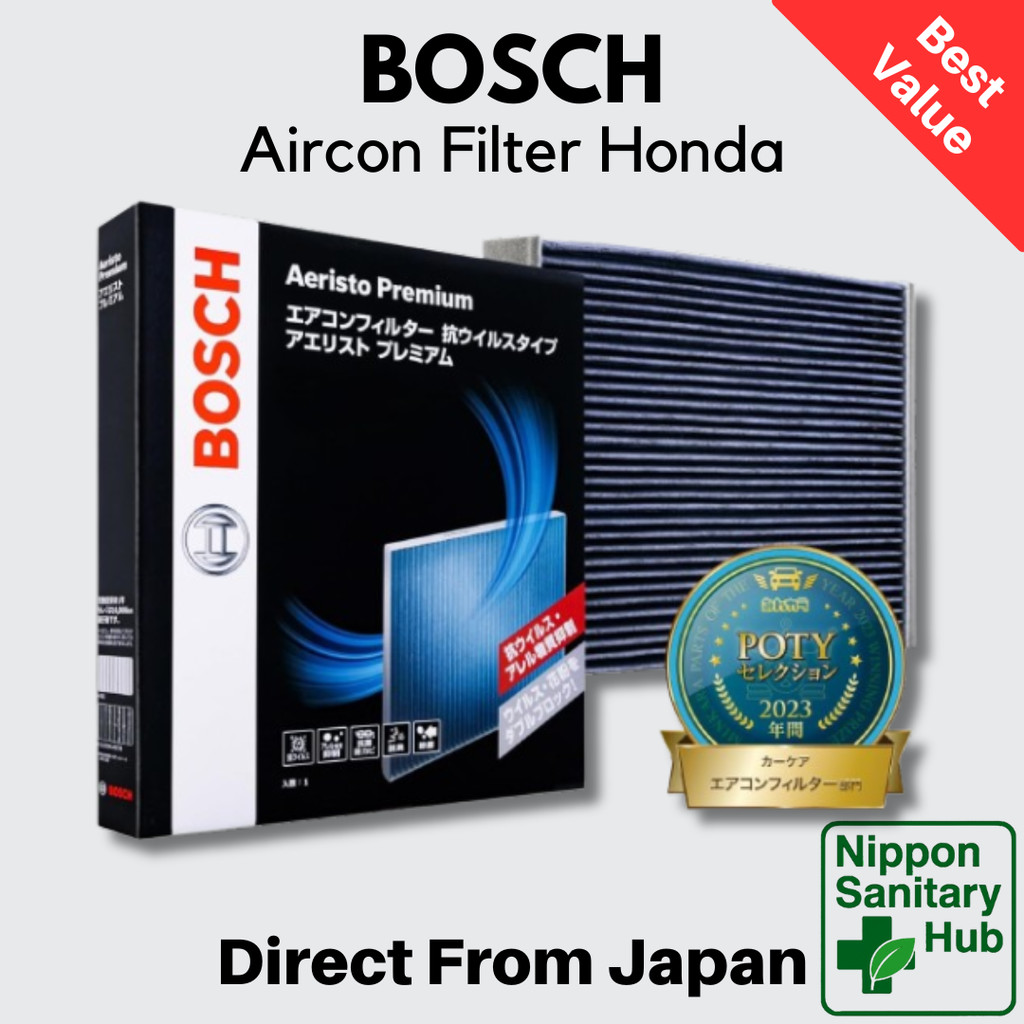 Bosch Aerlis Premium Aircon Filter for Honda Antiviral AP-H03 Authentic ...