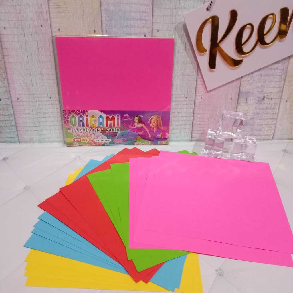 ORIGAMI 2-SIDED FOLDING PAPER 14X14 (20 SHEETS) | Shopee Philippines