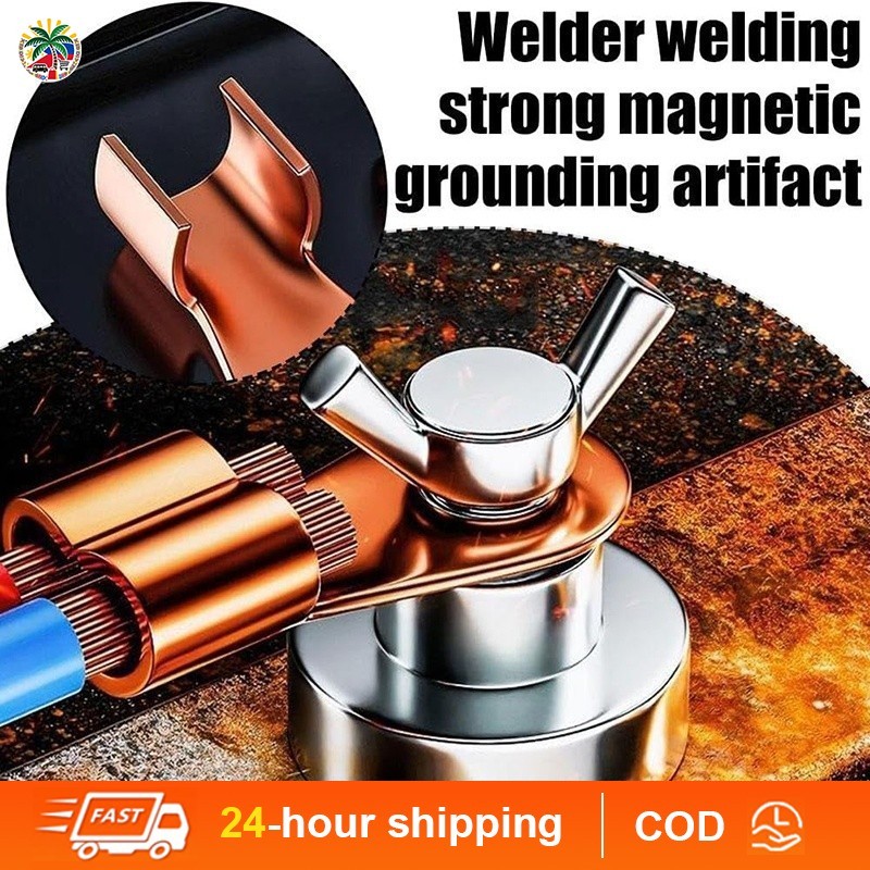 300A/500A Electric Welding Magnetic Grounding Clamp Electric Welding ...