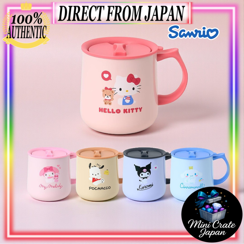 Sanrio Stainless Steel Mug with Lid - Character Collection (360ml ...