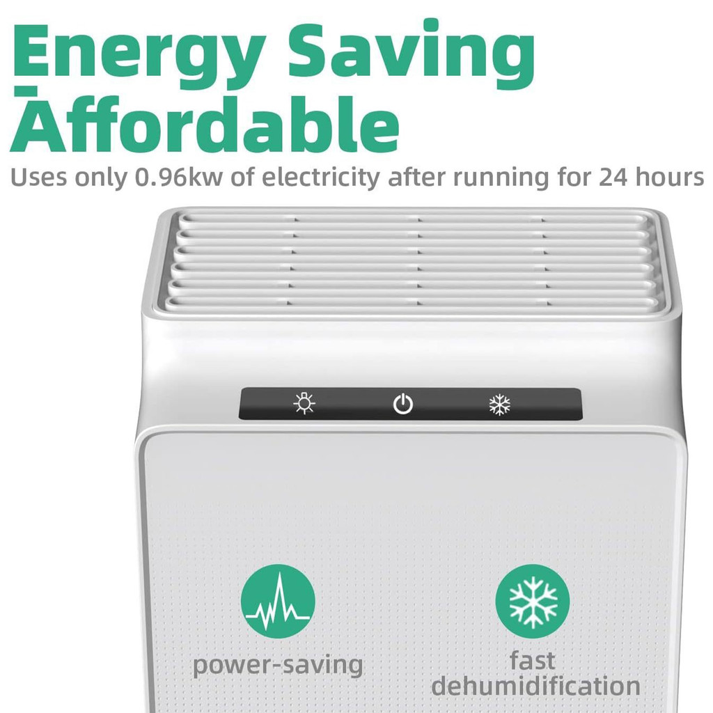 [Fast Arrival] Quiet Air Dehumidifier 1000ML Powerful Dehumidification ...