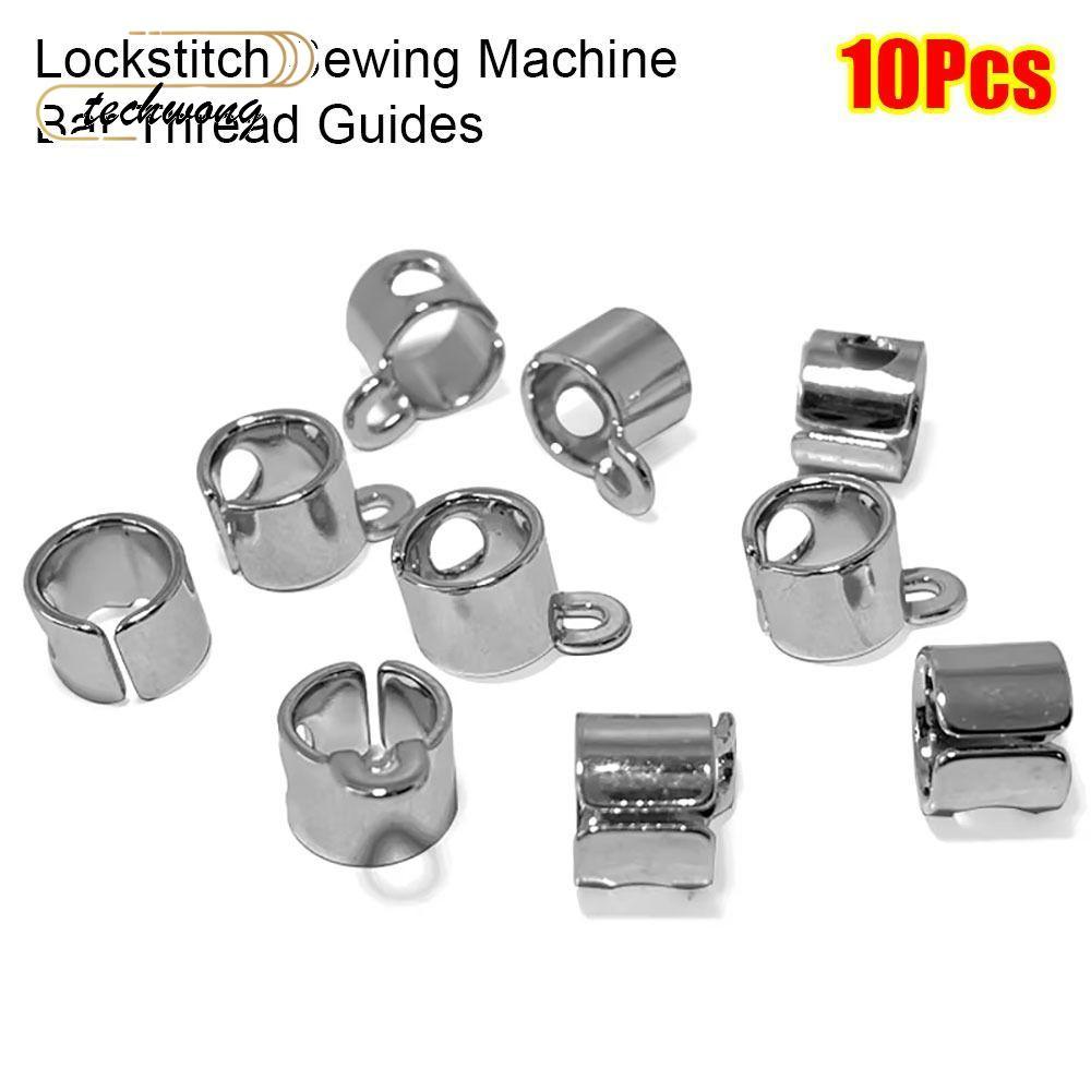 TECHWONG 10Pcs Thread Guide, with Tail Flat Bar Coil, Durable Steel ...