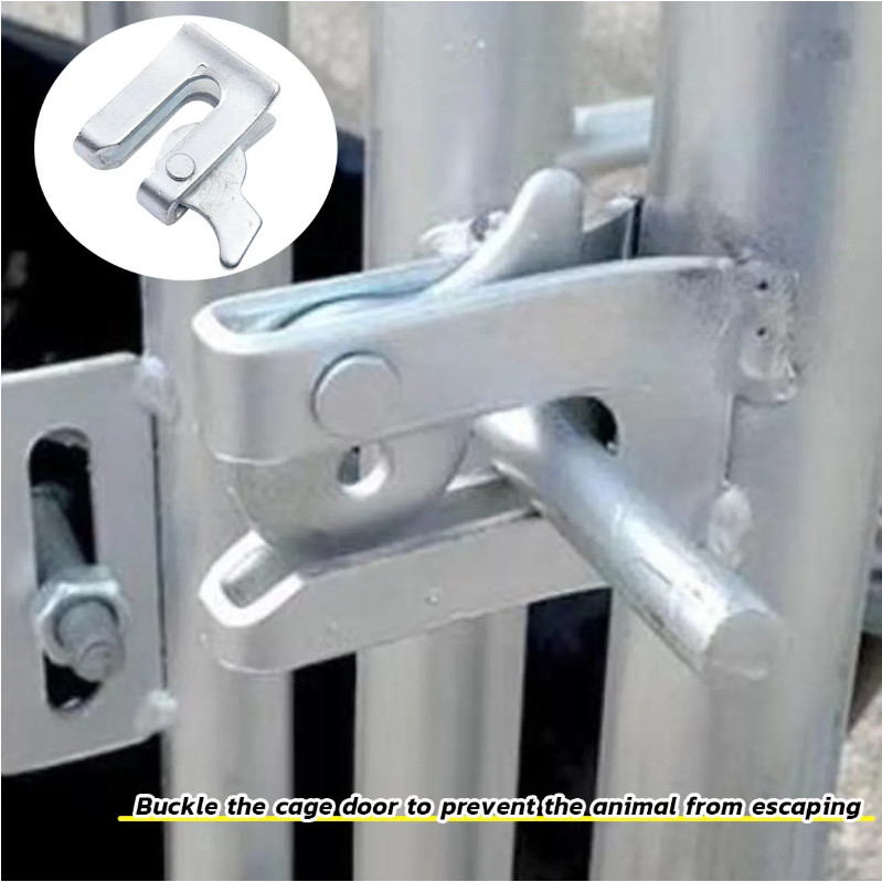 "Automatic Pig Pen Door Latch – Heavy Duty Self-Closing Gate Lock for ...