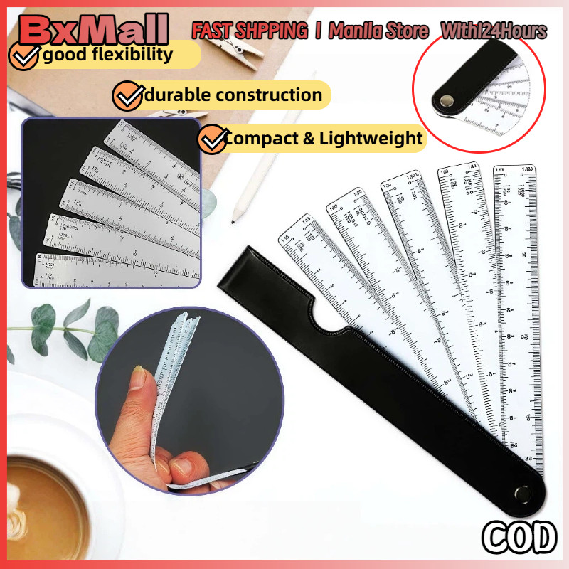Fan Shaped Folding Scale Ruler for Interior Design and Architectural ...