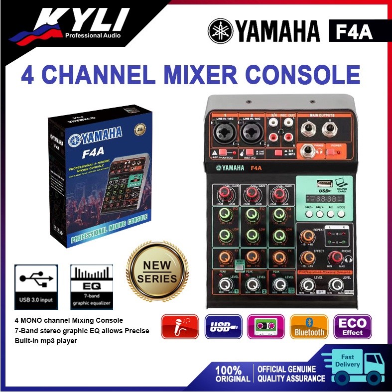 YAMAHA F4A MIXER 12V Bluetooth | Shopee Philippines