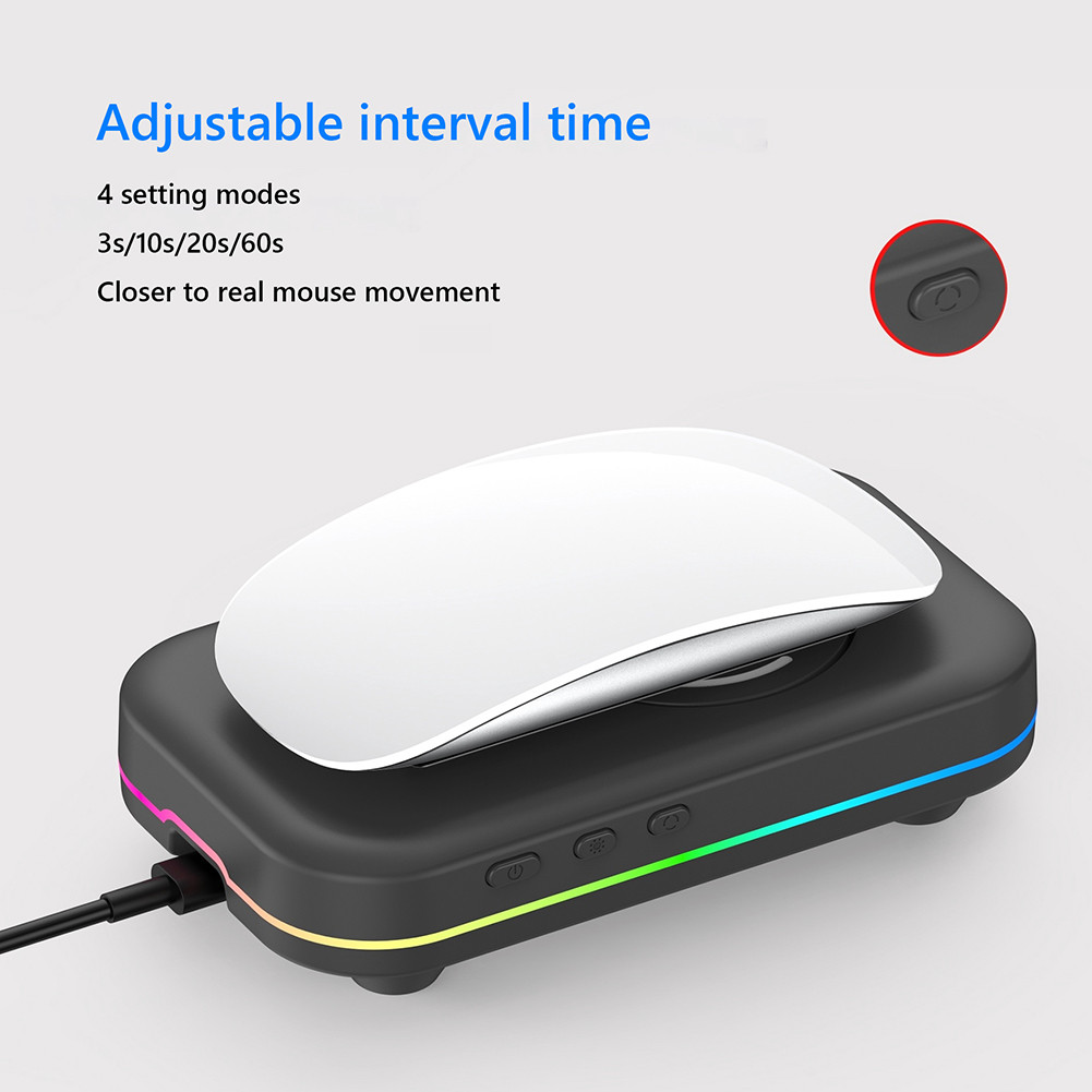 [Fast Arrival] Undetectable 4 Modes Mouse Shaker Type-C Port Automatic ...