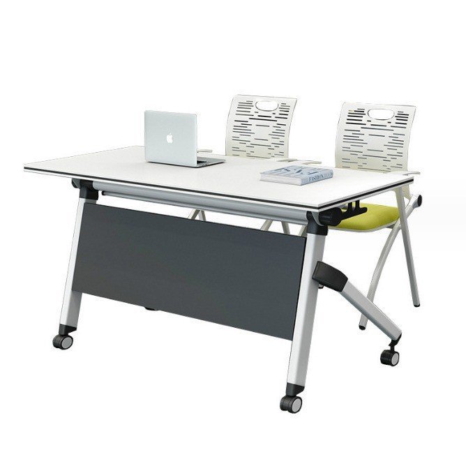Foldable Movable Simple Desk Mechanism Office Desk Training Conference ...