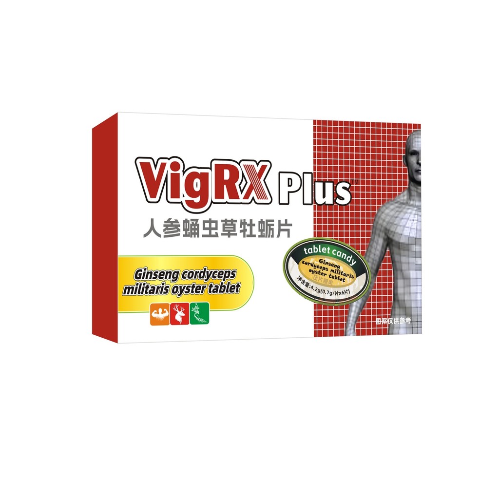 VigRX Plus Ginseng Cordyceps Oyster Tablets 6 Capsules Male Oral ...