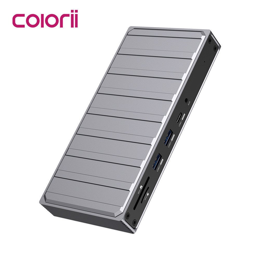 Desktop Docking Station Type-C Expansion dock Displaylink Multi-screen ...