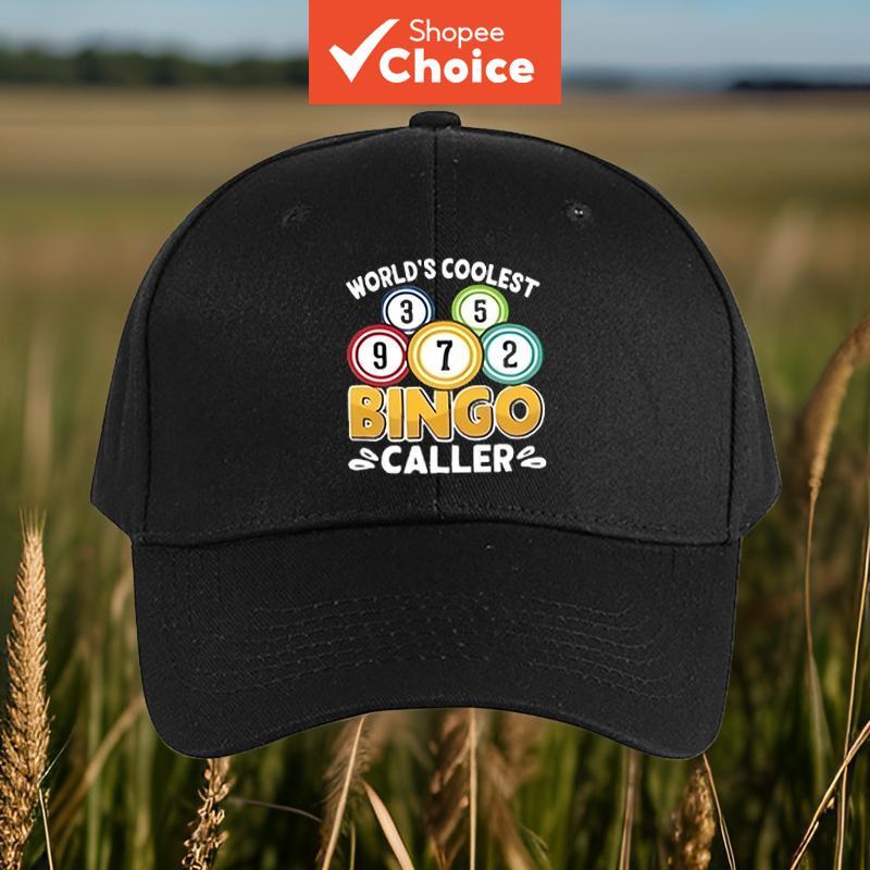 1pc Bingo Caller World's Coolest Trucker Hat, Adjustable Peak Cap, 100% ...