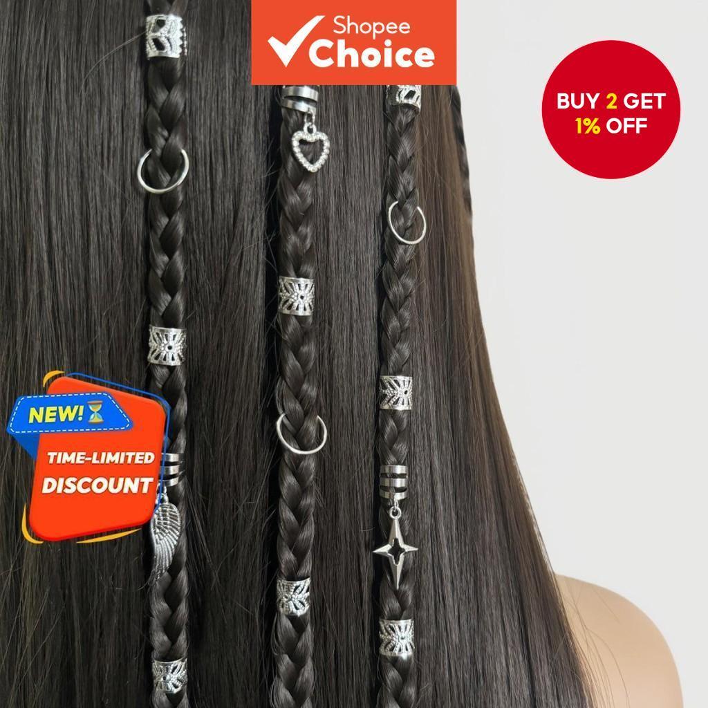 35pcs Alloy Dreadlock Hair Clips Star Design Braid Accessories DIY ...