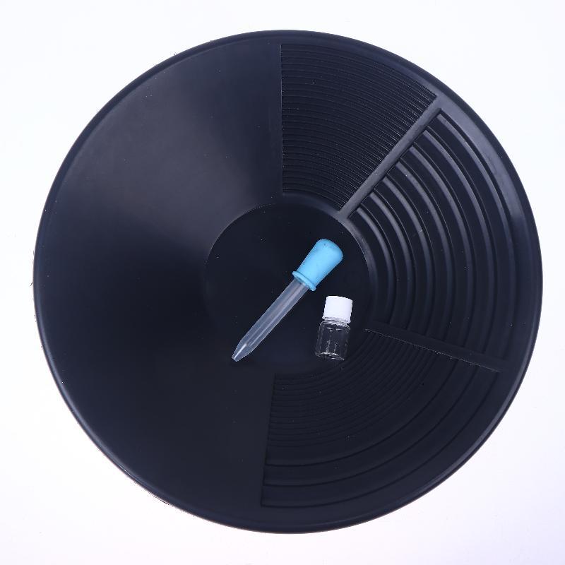 [luy] 1/3/5Pcs Outdoor Wash Gold Panning Equipment Gold Pan With Riffle ...