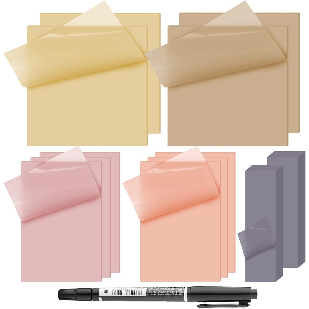 900 Pcs Bible Sticky Notes Bible Study Supplies Transparent Journaling ...