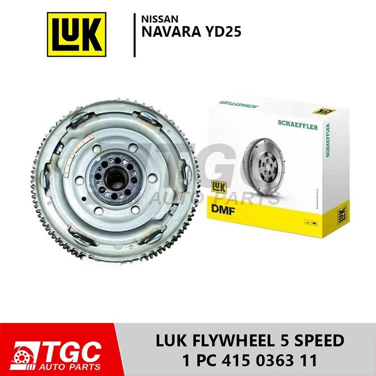 LUK Flywheel Dual Mass 5 Speed 415 0363 11 2007 - 2014 Nissan Navara ...