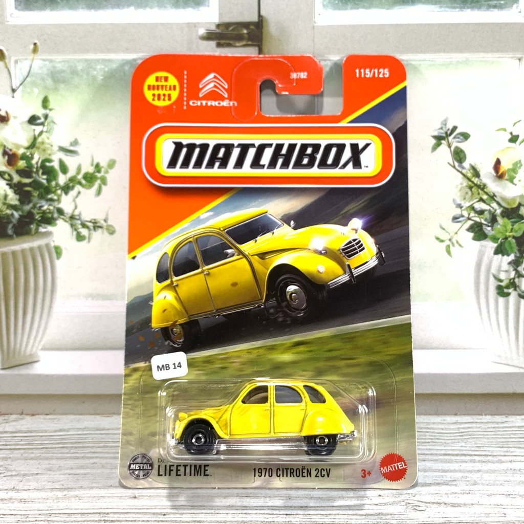 MATCHBOX 1970 CITROEN 2CV YELLOW DIECAST MATCH BOX | Shopee Philippines
