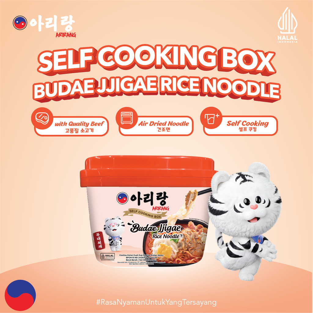 Arirang Self Cooking Box Budae Jjigae Rice Noodle | Shopee Philippines