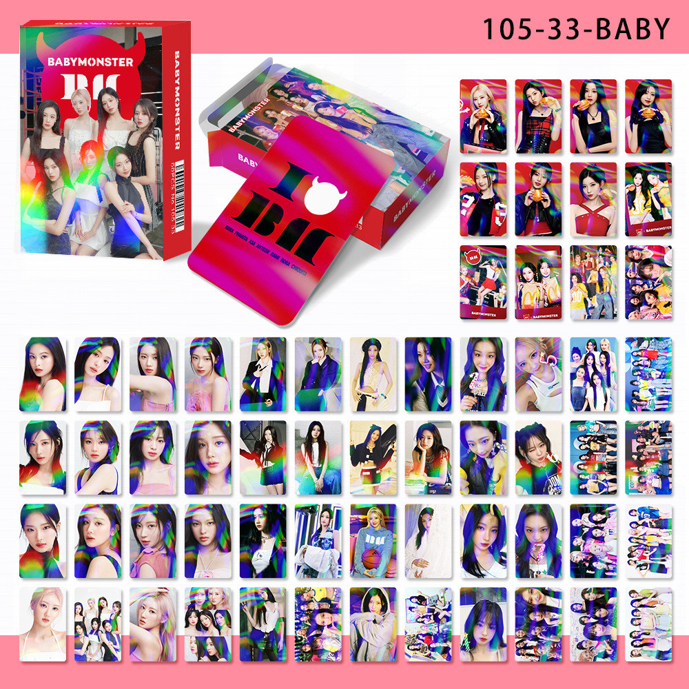 50-124pcs BM Holographic Lomo Cards Like That BABYMONS7ER SHEESH ...