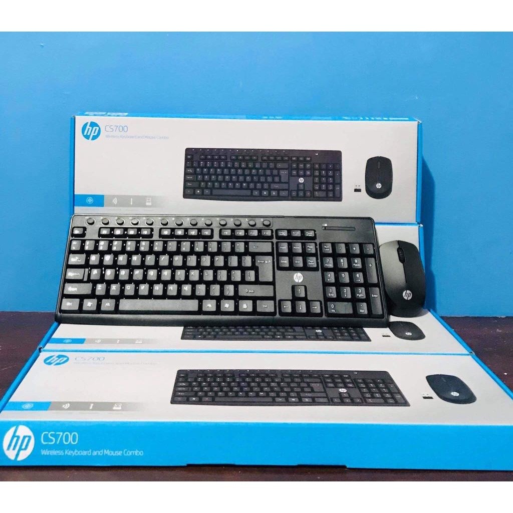 Hp HP CS700 Combo Wireless Keyboard & Mouse Bundle With Mini USB ...