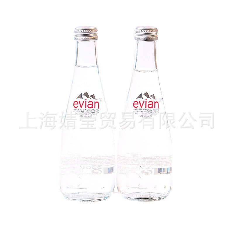 France Evian Evian 330ML*20bottle/Box Glass Bottle 25New Year Date ...
