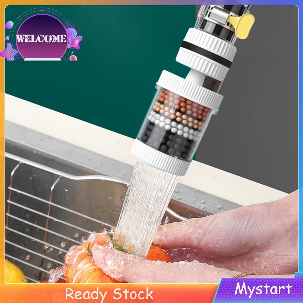 6 Layers Water Filter Splashproof 360 Degree Rotation Water Saving ...