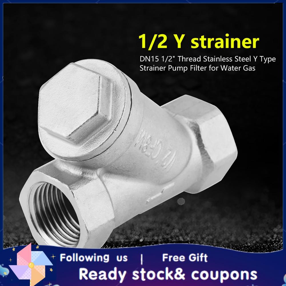 Xiyijia 1/2 Y Strainer Stainless Steel Type Pump Filter for Water Steam ...