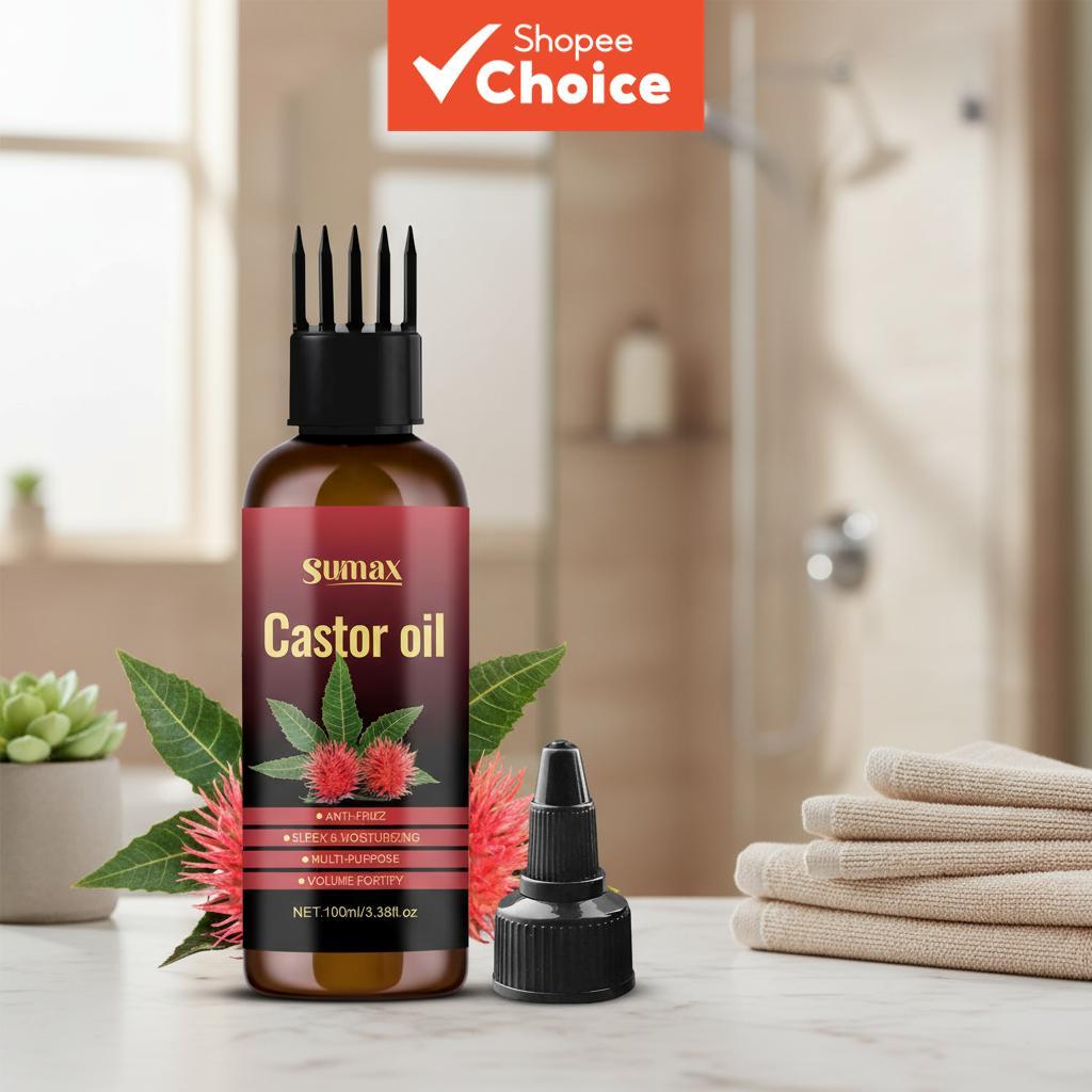 Hair Growth Castor Oil - Nourish, Condition & Strengthen Roots | Pure ...