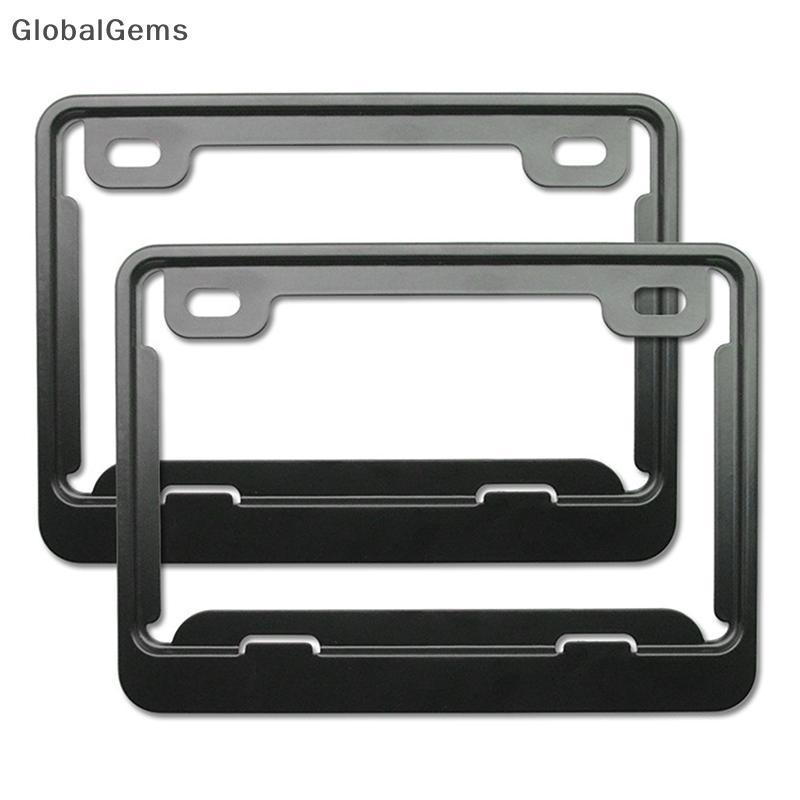 ⭐️GG⭐️ Motorcycle License Plate Frames Universal Aluminum License Plate ...