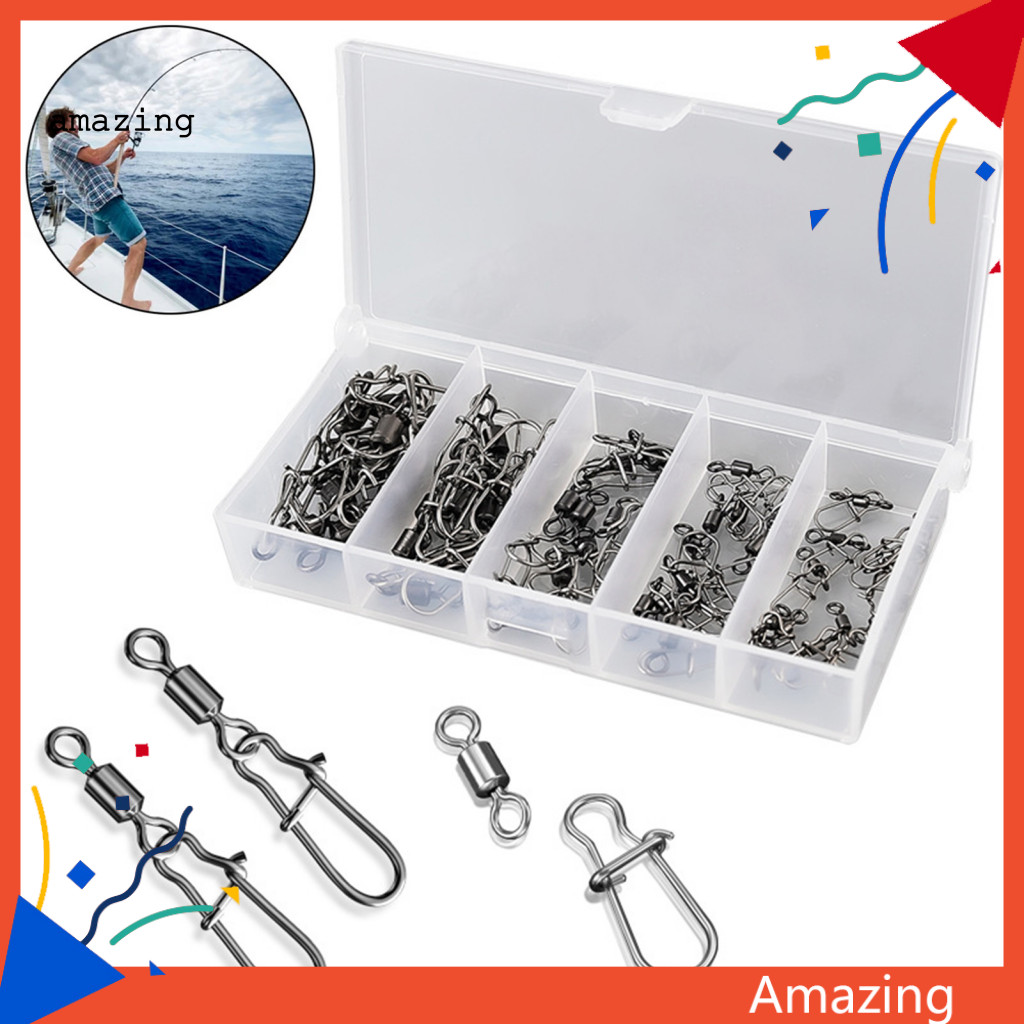 [AM] Flexible Rotation Bait Pin 360-degree Rotation Fishing Pin 360 ...