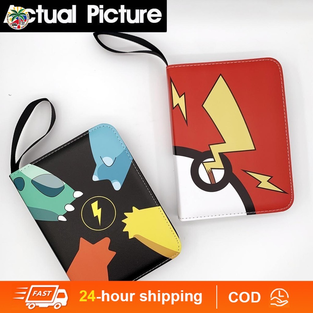400 Slots Pokemon Card Album Leather Pokemon Card Binder Album with ...