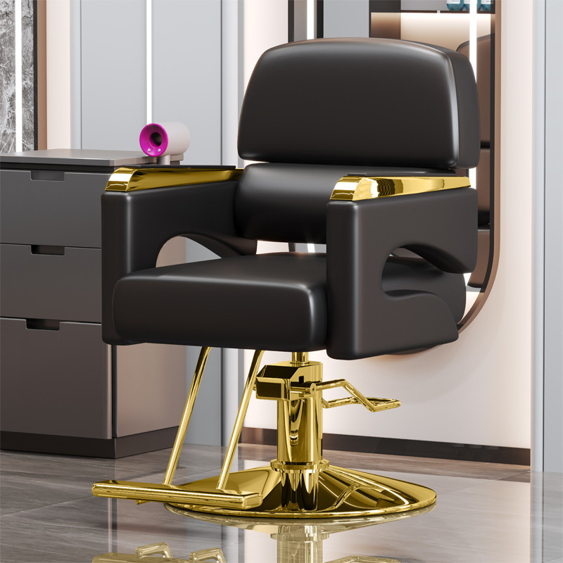 Barber Shop Chair Haircut Salon Seat Reclining Rotating Adjustable Perm ...