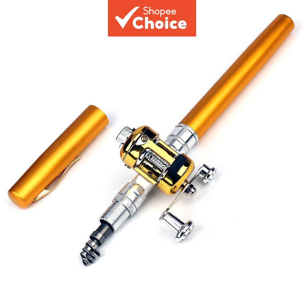 Portable Pen Fishing Rod - 92cm Telescopic Mini Rod with Pocket Reel ...
