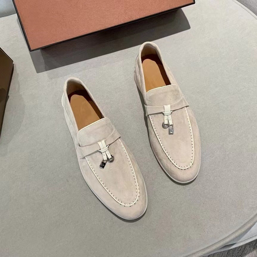 High-end LP Loafers British Style Small Leather Moccasin Shoes ...