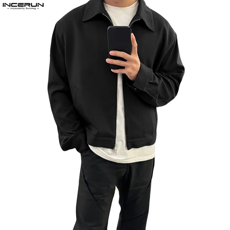 INCERUN Men's Clear Color Box Fit Jacket | Shopee Philippines