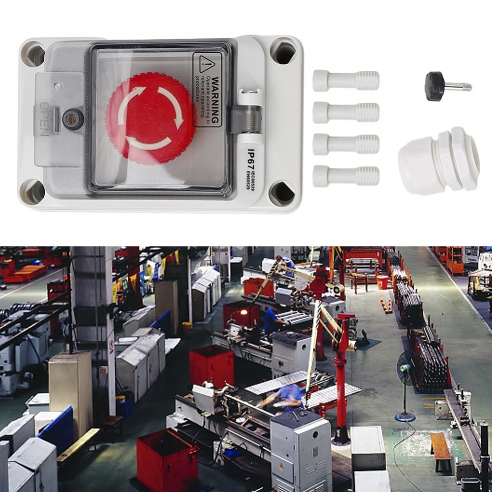Reliable eStop Box with Self Repeating Knob Suitable for Industrial Use ...