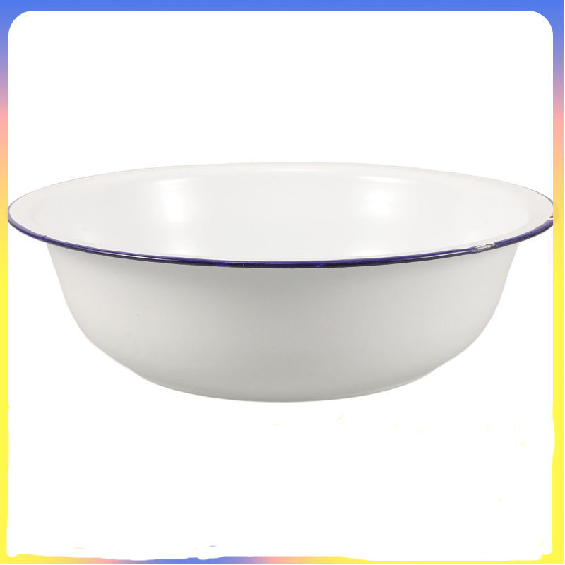 Tub Vintage Square Enamel Foot Bath Basin Soak Laundry chuangxzh ...