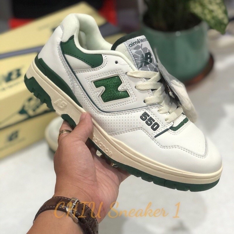 550 White Green [New Balance 550 Ivy] Sports Shoes 550 Green | Shopee ...