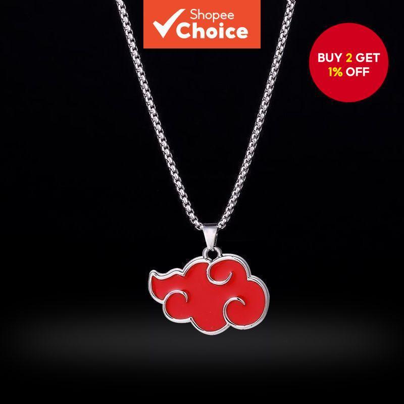 Akatsuki Cloud Pendant Necklace For Anime Fans, Cosplay Jewelry Gift ...
