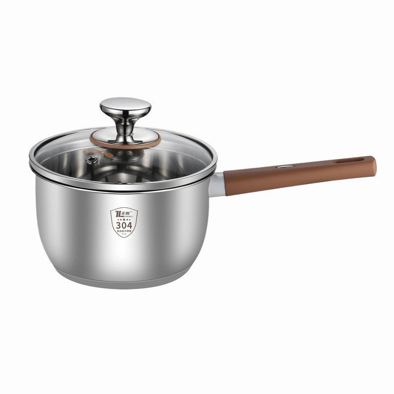 Baby Household Stainless Steel Double Bottom Non-Stick Pot Milk Cooking ...