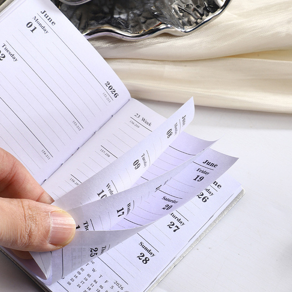 2026 Mini Pocket Planner Calendar Time Management Calendars Notebook ...