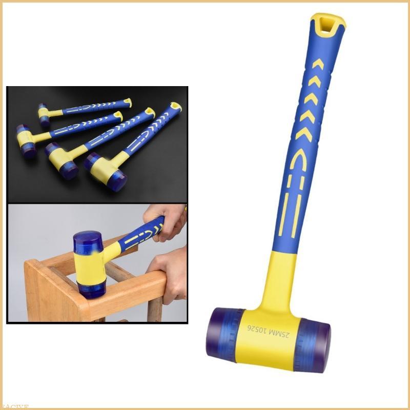 FACY Double Headed Installation Hammer Rubber Hammer Insulated ...