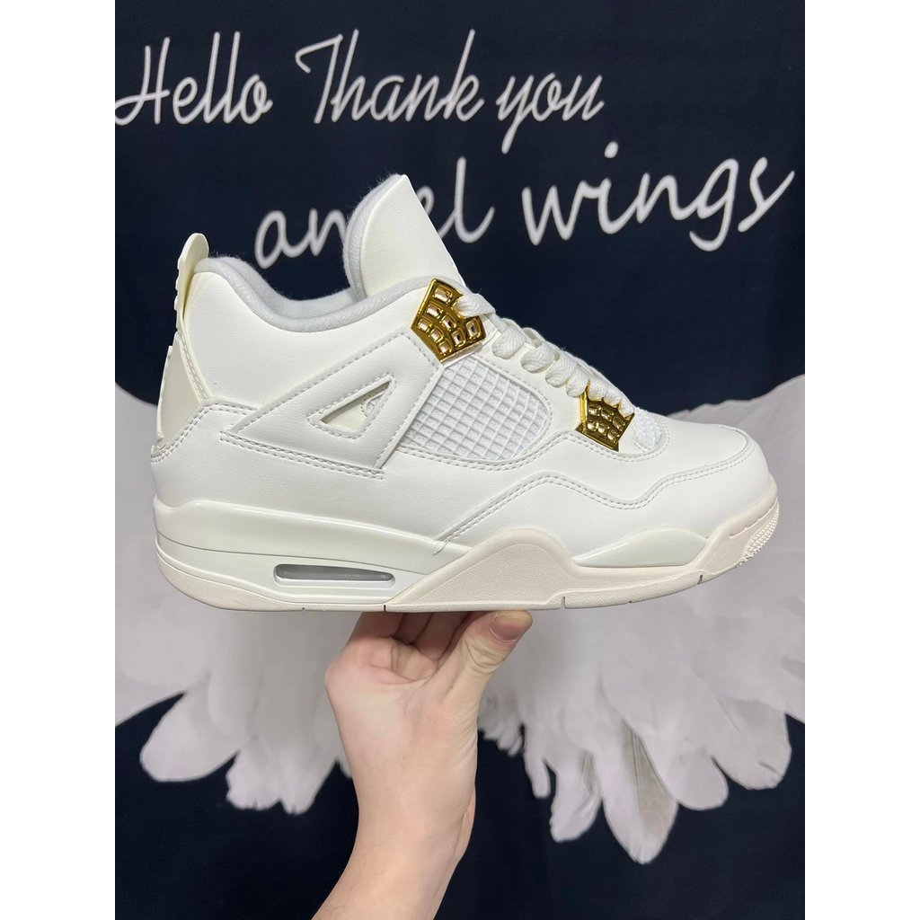 Nike Original First Layer Material Air Jordan 4 Retro Milk Platinum ...