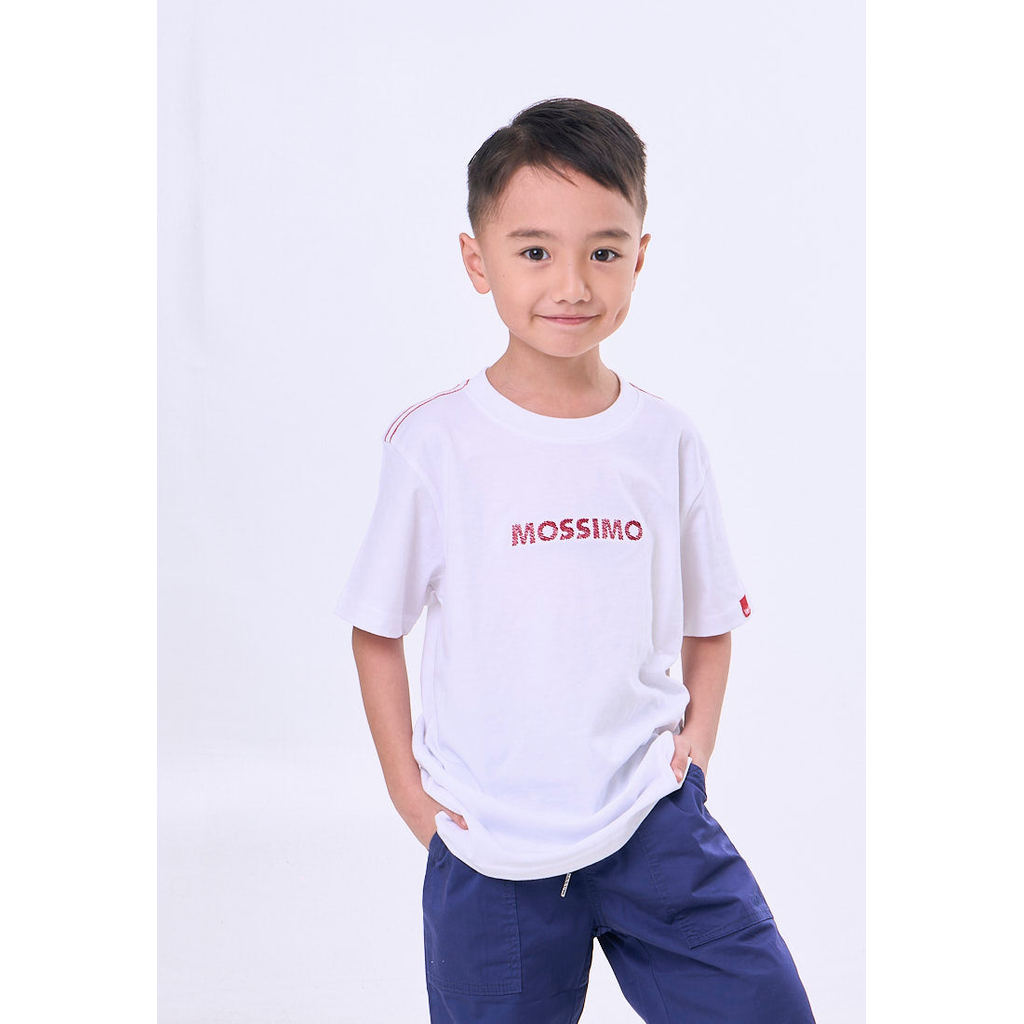 Mossimo Kids Joshua White Basic Graphic Tshirt | Shopee Philippines