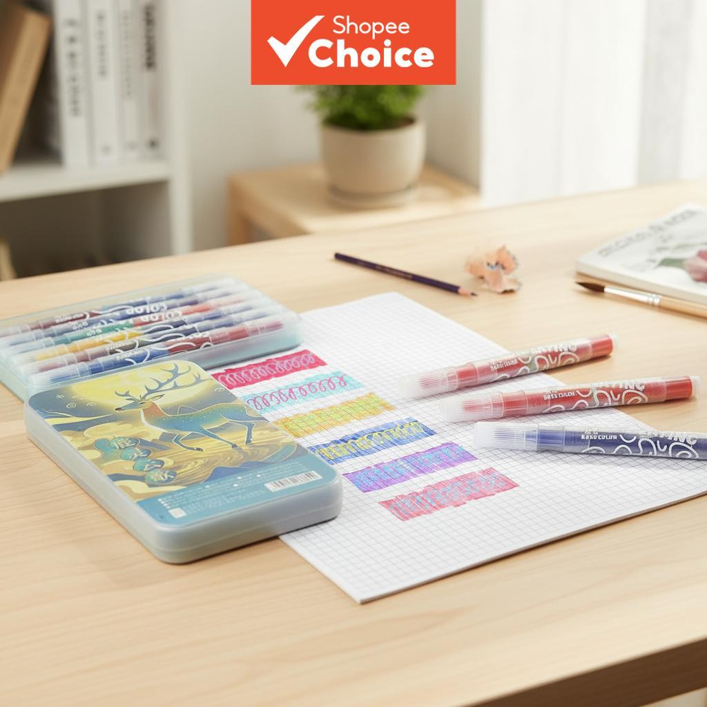 Rui Brand DY308 Double-Headed Marker Pen – Multi-Color Stacking Set for ...