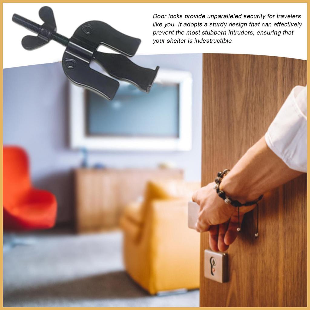 Portable Hotel Door Lock Portable Room Safety Device No Drilling ...